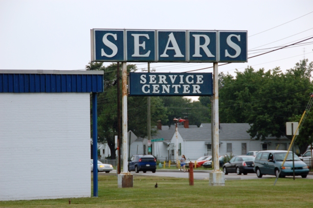 Old US 421: An old Sears sign that hangs on. - Member's Gallery ...
