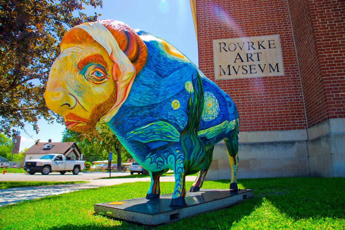 Painted Bison in Fargo-Moorhead - American Road Magazine